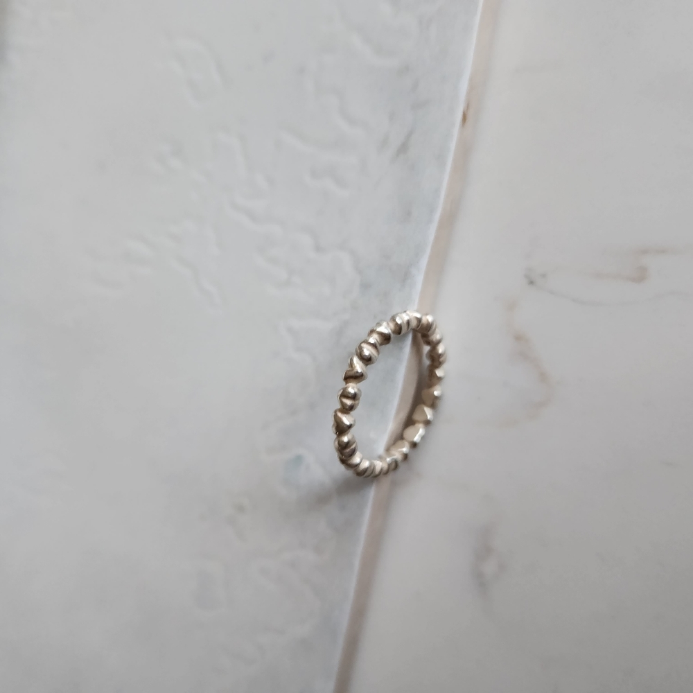 Pandora Sterling Silver Stacking Ring - Gem